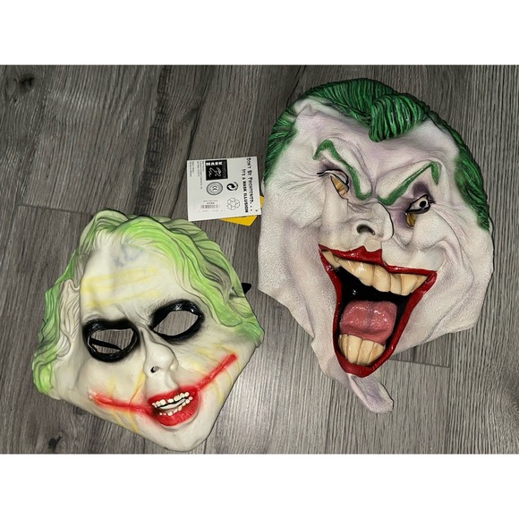 Rubie's | Accessories | Dc Comics The Joker Deluxe Adult Latex Masks 2 ...